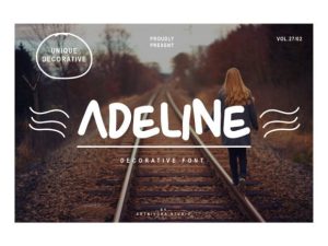 Adeline Font Digital Font Download