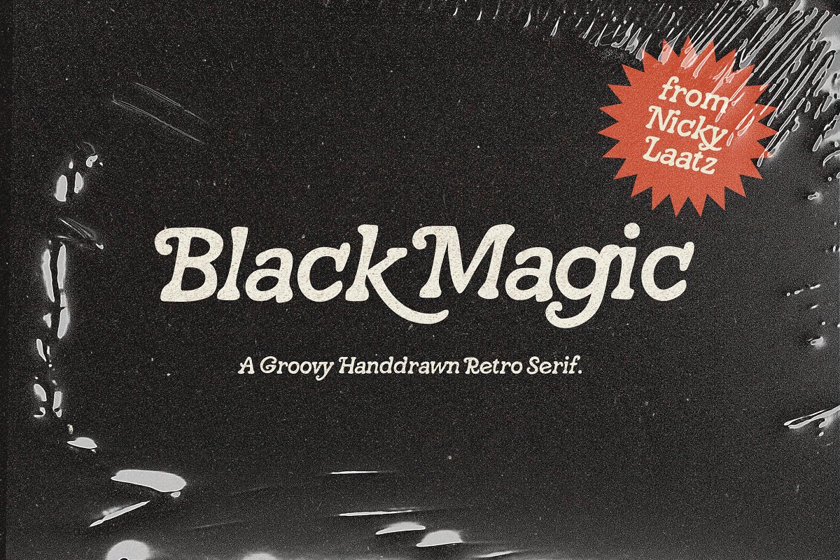 Black Magic Slab Serif Digital Font Download