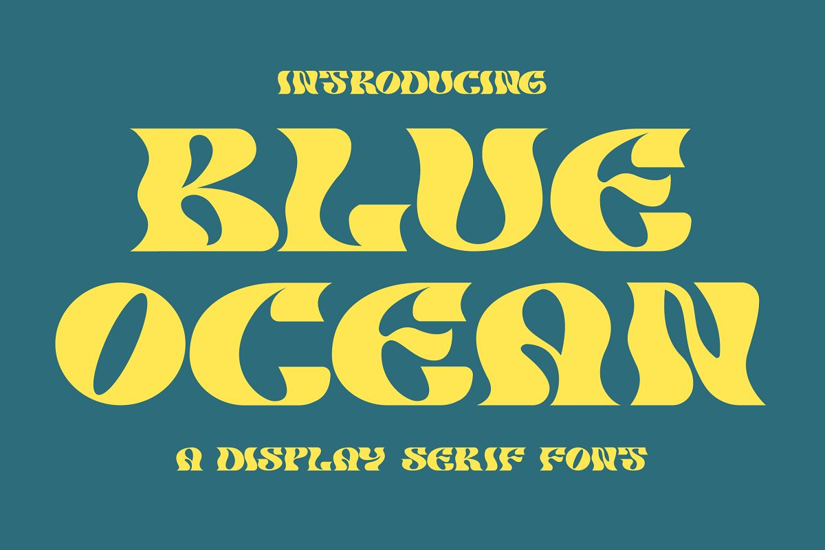 BLUE OCEAN MODERN DISPLAY FONT Digital Font Download