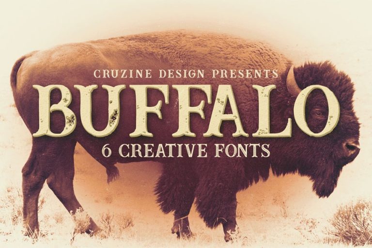 Buffalo Typeface Digital Font Download