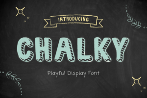 Chalky Font Digital Font Download