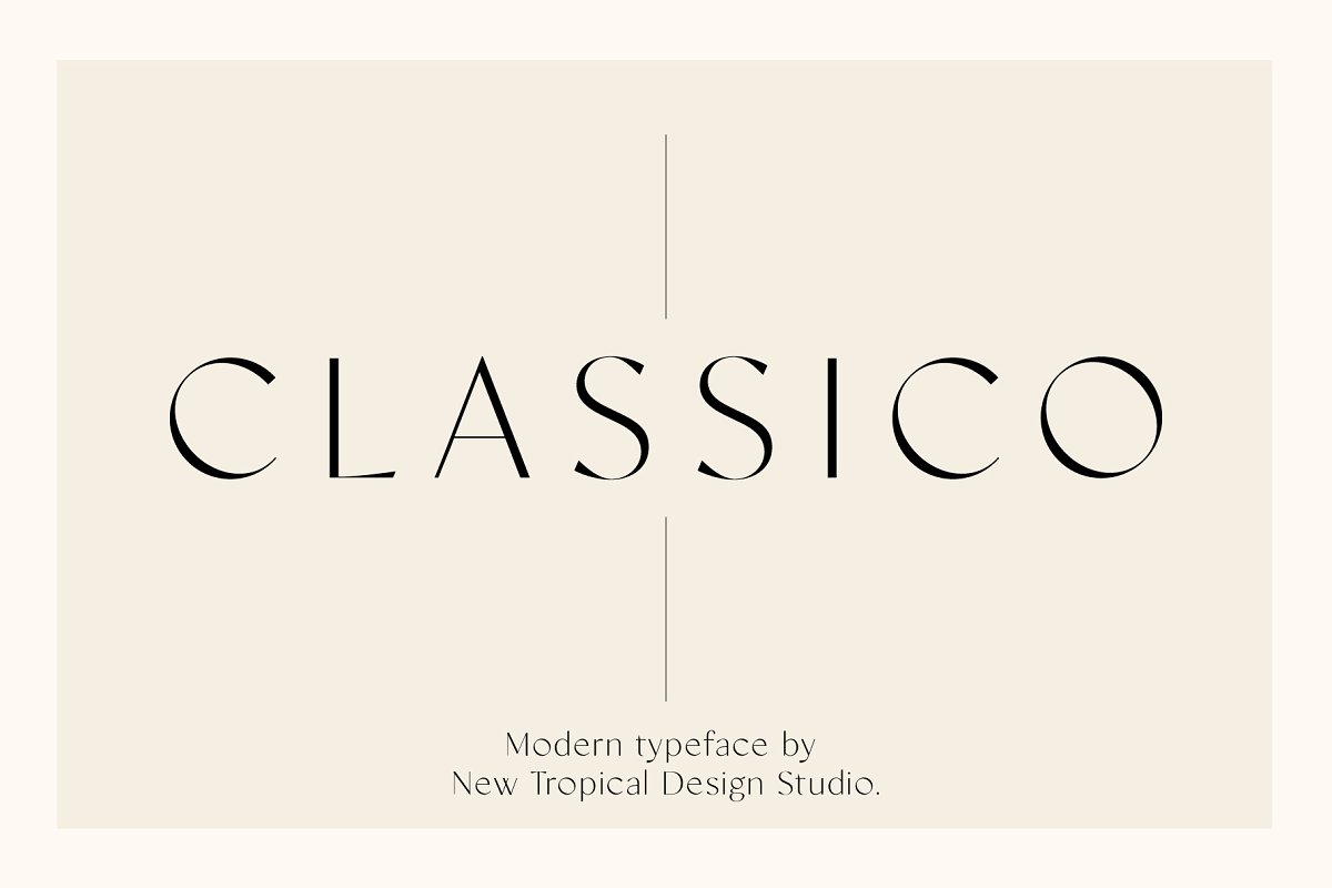 Classico - Serif Font Digital Font Download