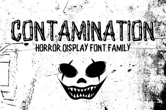 Contamination Font Digital Font Download