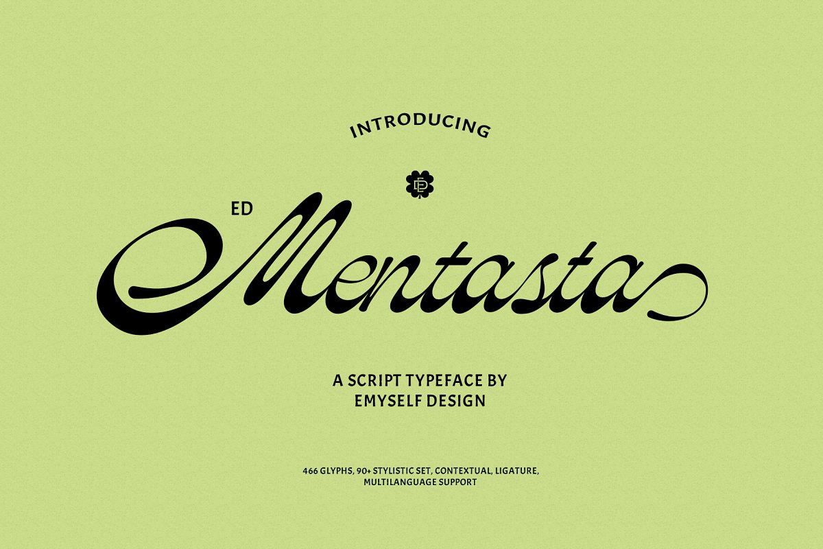 ED Mentasta - Script Typeface Digital Font Download