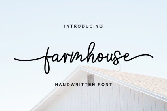 Farmhouse Font Font Digital Font Download