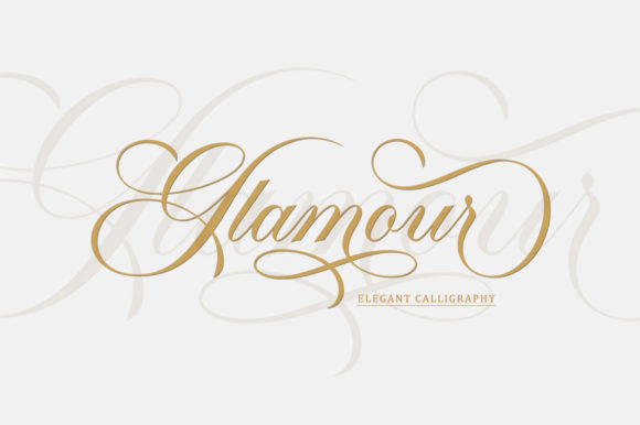 Glamour Font Digital Font Download