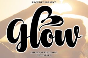 Glow Font Digital Font Download