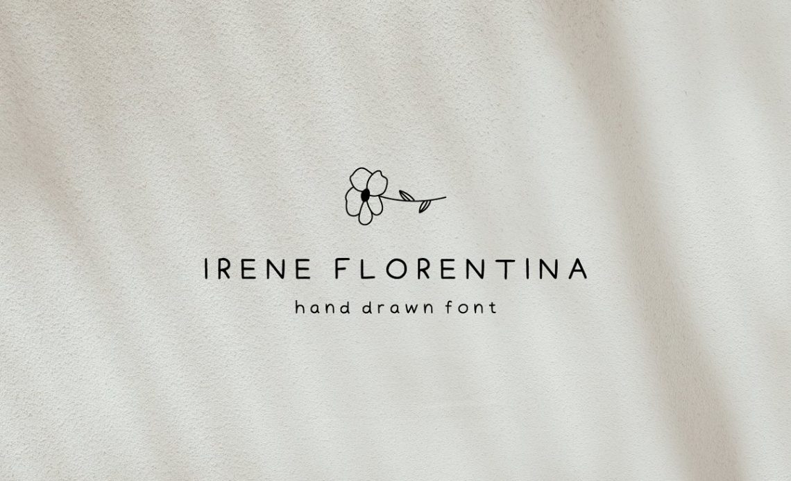 Hand Drawn Font with Illustrations Digital Font Download