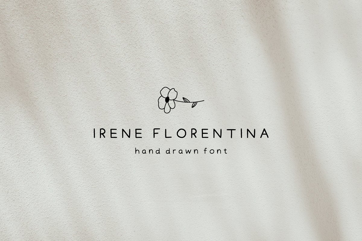 Hand Drawn Font with Illustrations Digital Font Download
