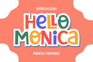 Hello Monica Font Digital Font Download