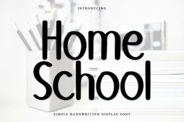 Home School Font Digital Font Download