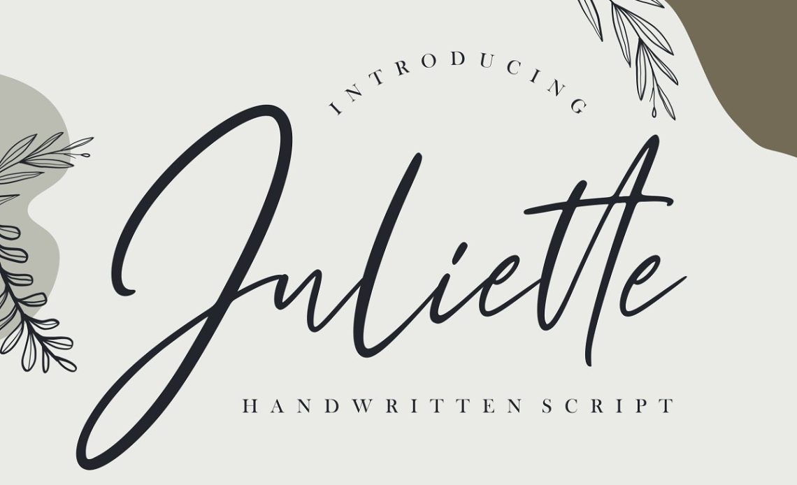 Juliette Handwritten Script Digital Font Download