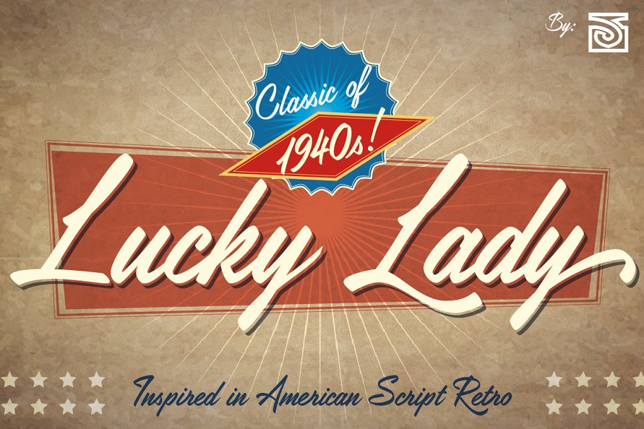 Lucky Lady Font Digital Font Download
