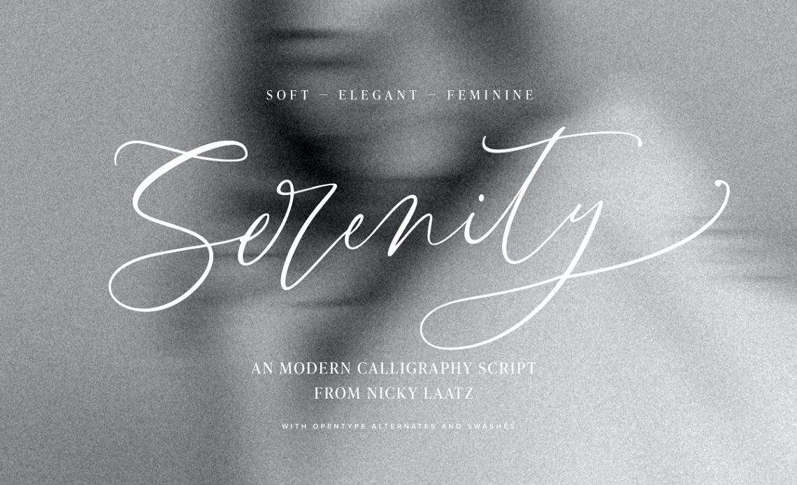 Neo Serenity Script - Calligraphy Digital Font Download