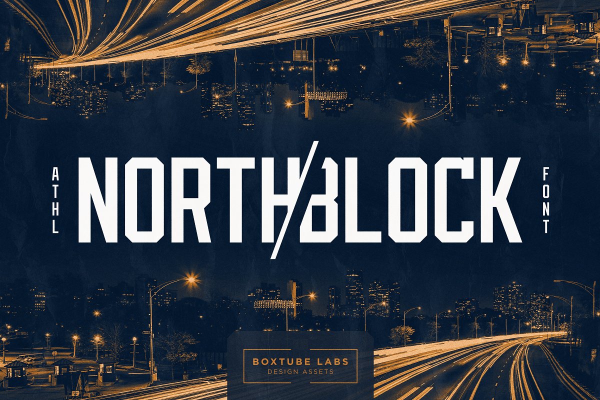 North Block Digital Font Download