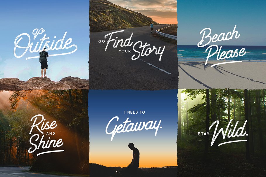 Outdoors Inks Typeface Digital Font Download