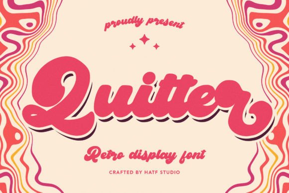 Quitter Font Digital Font Download