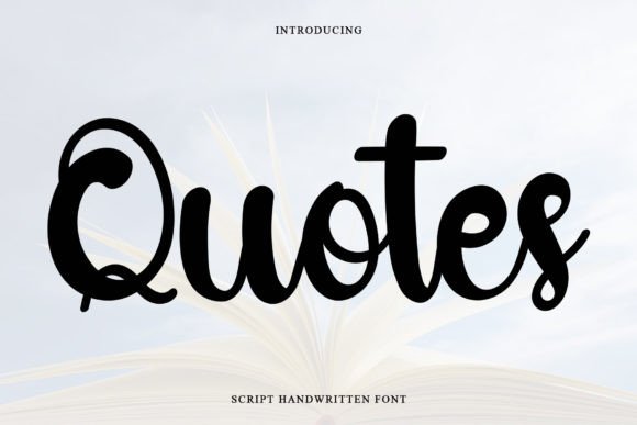 Quotes Font Digital Font Download