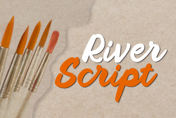 River Script Font Digital Font Download
