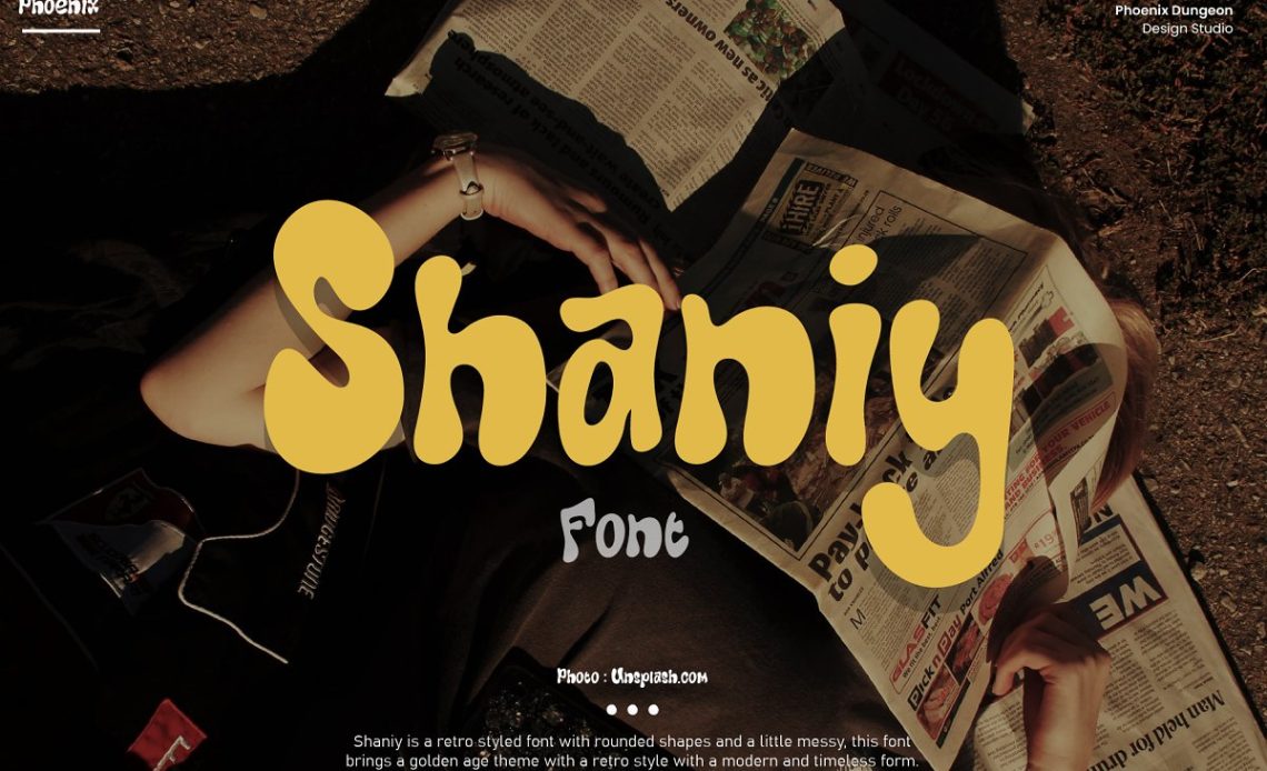 Shaniy Font Digital Font Download