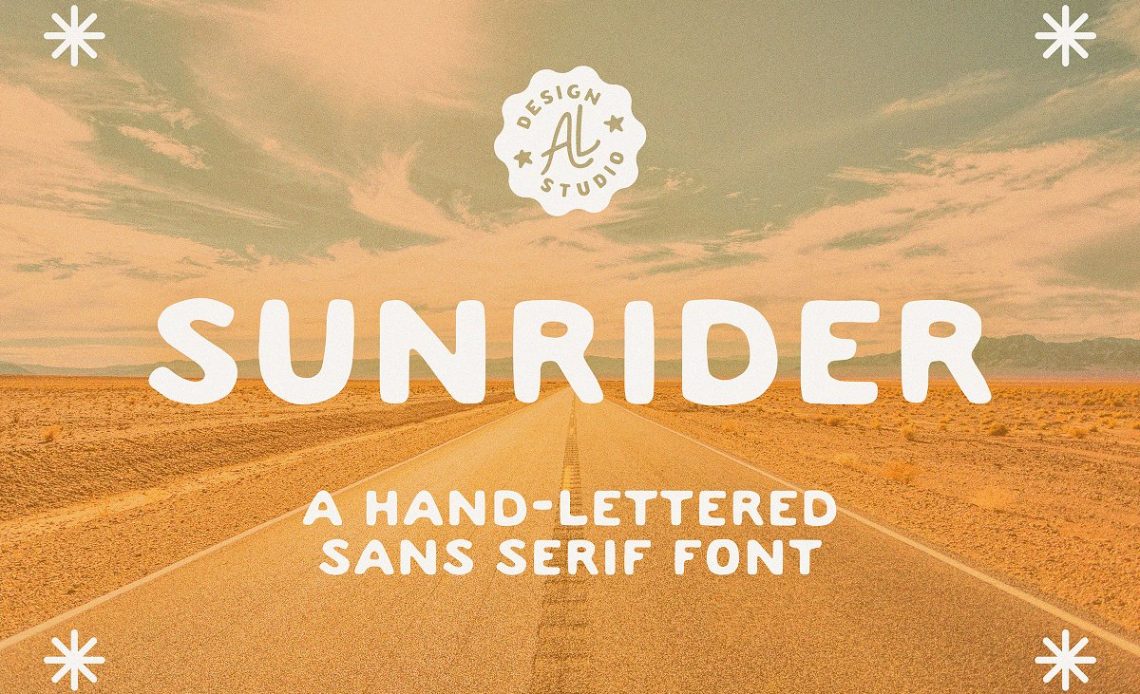 SUNRIDER by Abby Leighton Digital Font Download