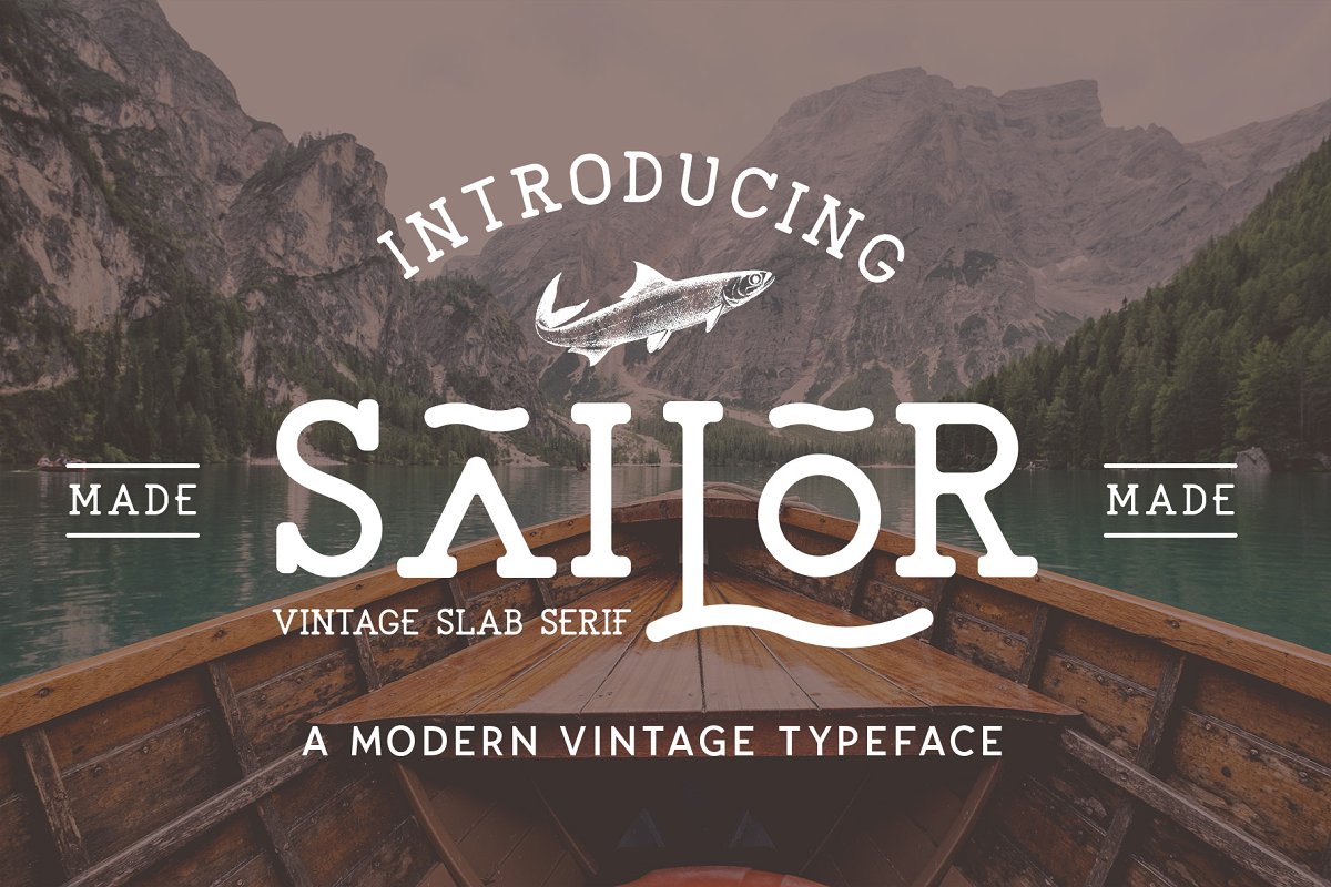 The Sailor Typeface Digital Font Download