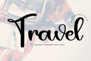 Travel Font Digital Font Download