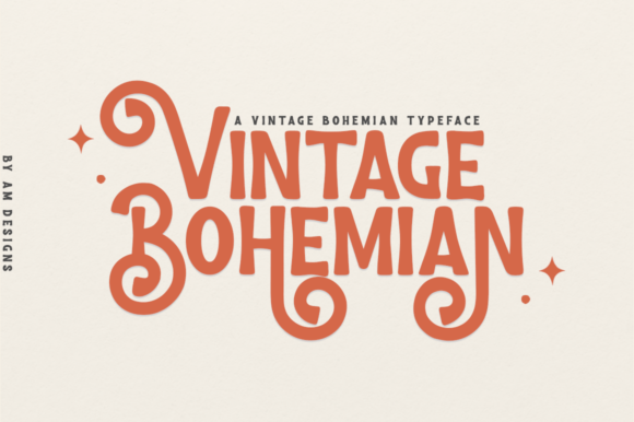 Vintage Bohemian Font Digital Font Download