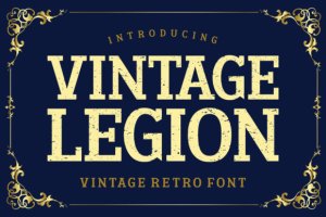 Vintage Legion Font Digital Font Download