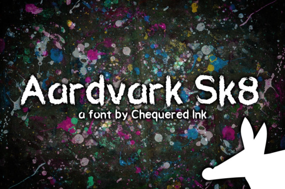 Aardvark Sk8 Font Digital Font Download