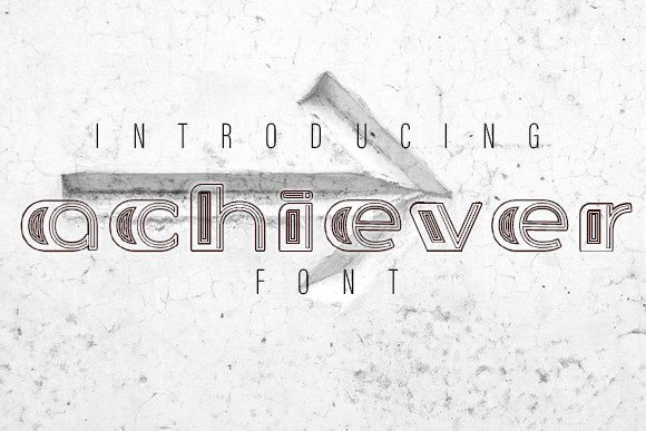 Achiever Font Digital Font Download