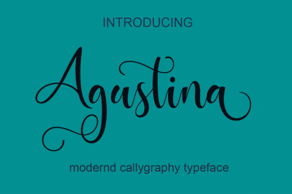 Agustina Font Digital Font Download