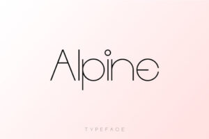 Alpine Font Digital Font Download