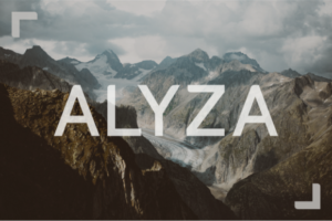 Alyza Font Digital Font Download