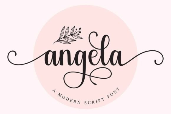 Angela Font Digital Font Download
