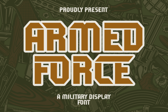 Armed Force Font Digital Font Download