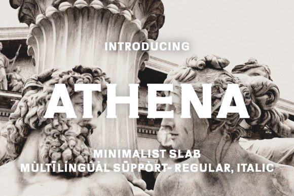 Athena Font Digital Font Download