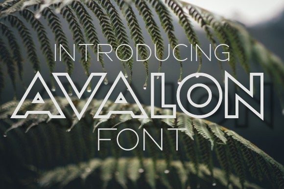Avalon Font Digital Font Download