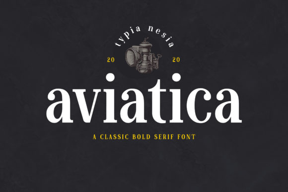 Aviatica Font Digital Font Download