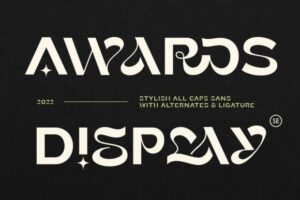 Awards Font Digital Font Download