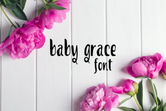 Baby Grace Font Digital Font Download