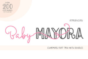 Baby Mayora Font Digital Font Download