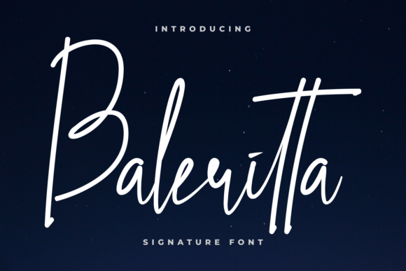 Baleritta Font Digital Font Download