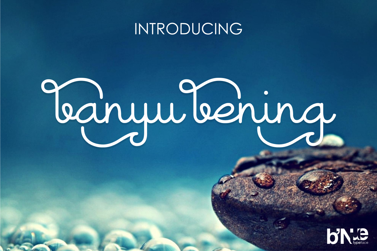 Banyu Bening Font Digital Font Download
