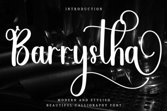 Barrystha Font Digital Font Download