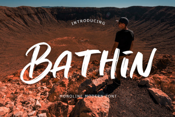 Bathin Font Digital Font Download