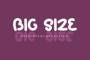 Big Size Font Digital Font Download