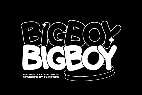 Bigboy Font Digital Font Download