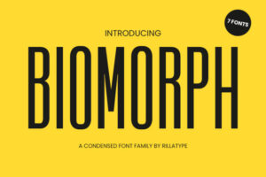 Biomorph Font Digital Font Download