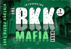 Bkk Mafia Font Digital Font Download